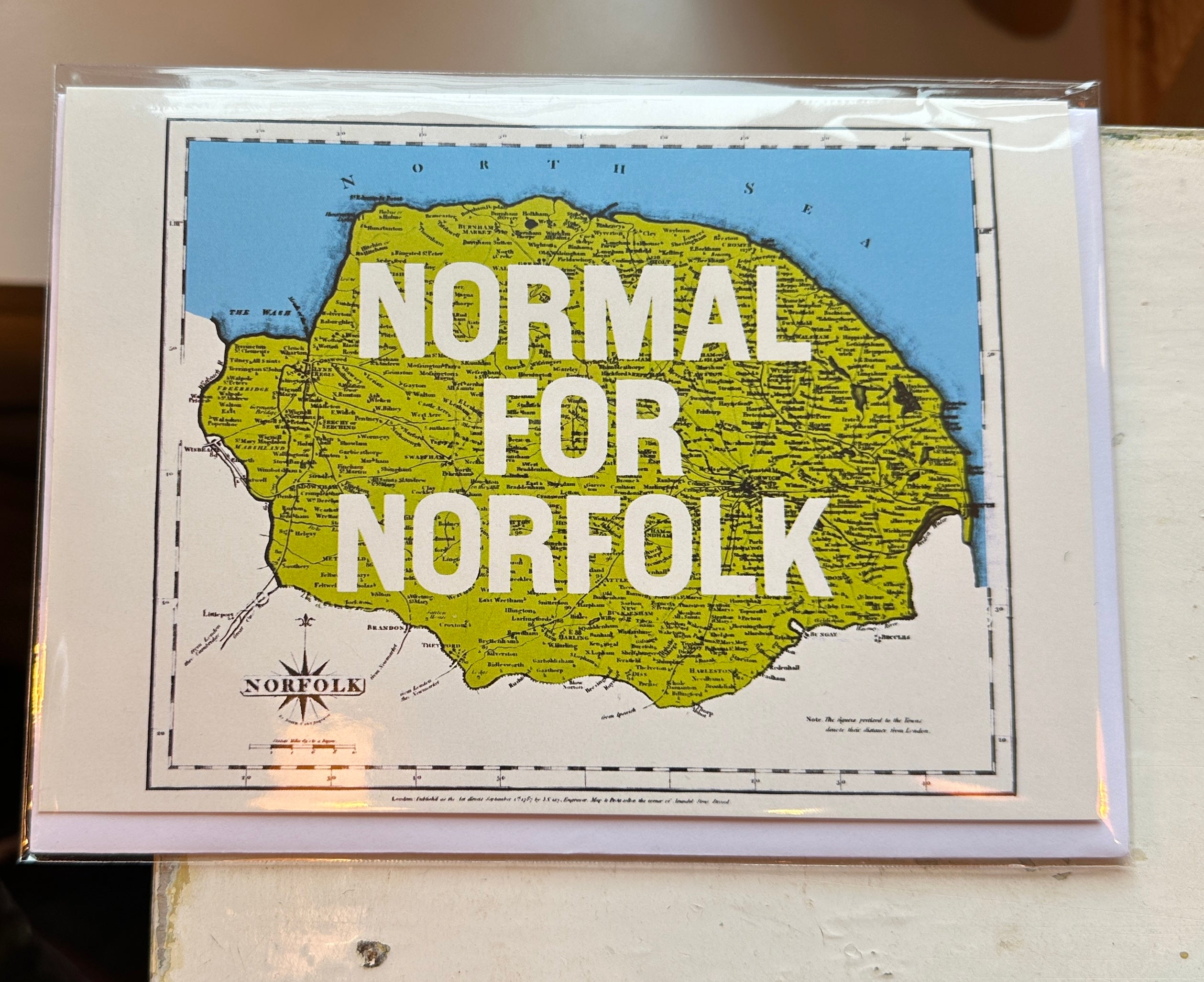 Normal for Norfolk card – MAKE HOLT