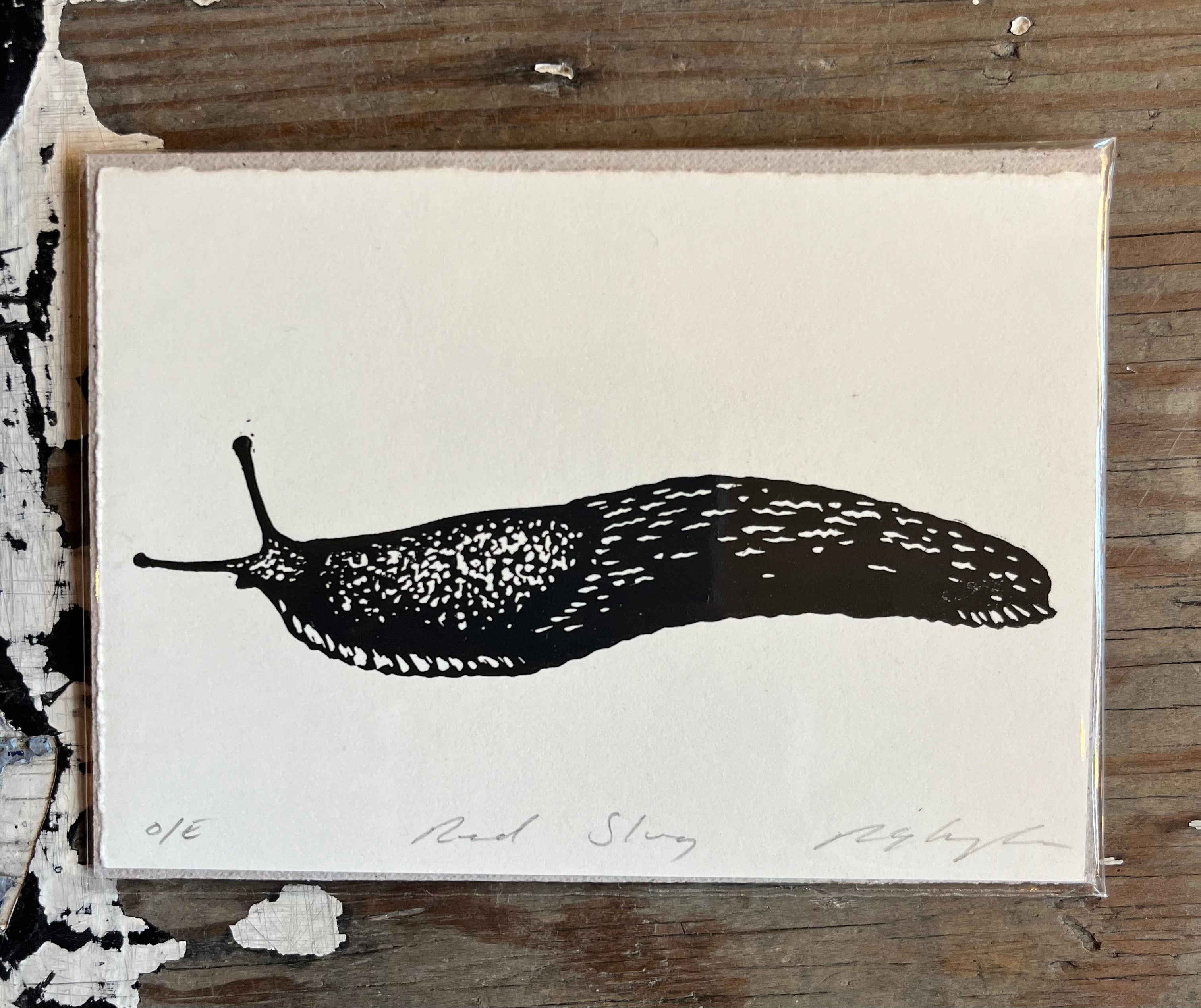 The Pepper Press | Red Slug Linocut Print – MAKE HOLT