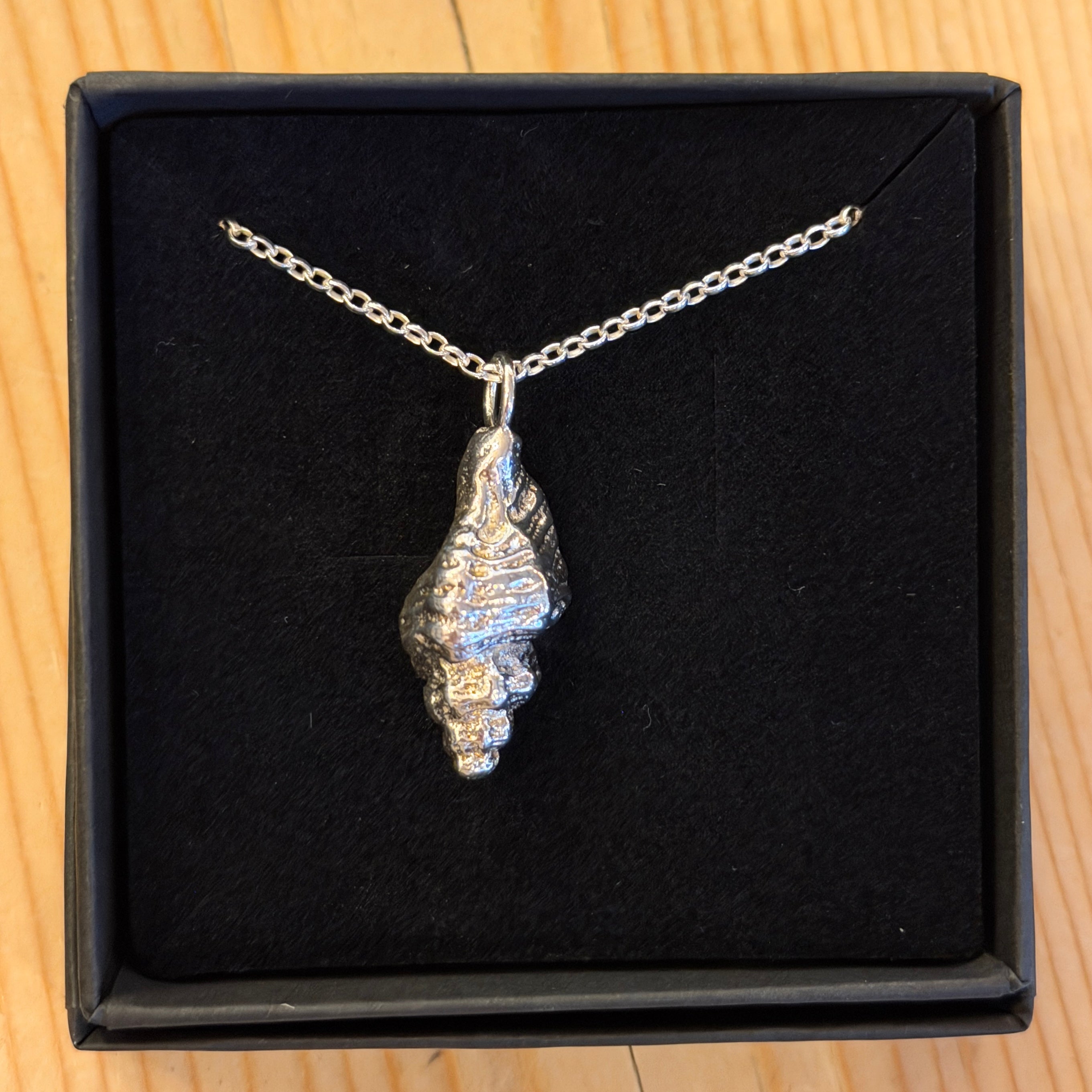 Sterling silver Large Shell Pendant – MAKE HOLT