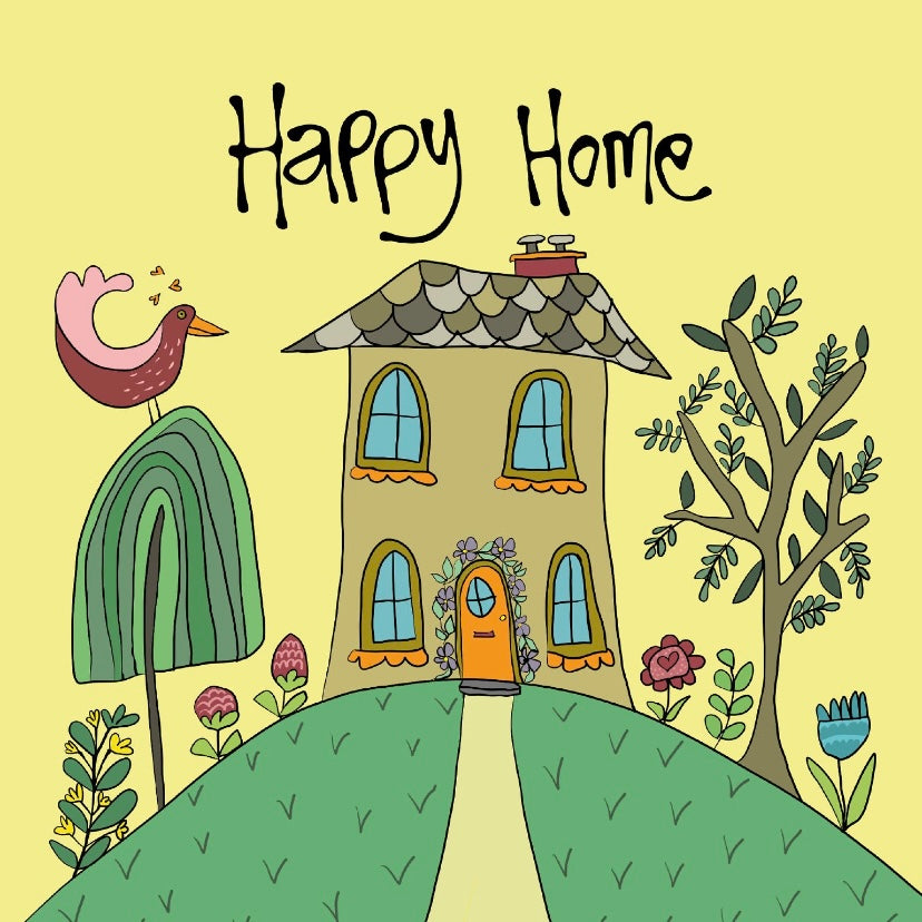 Thea Cutting | Happy Home Greetings Card – MAKE HOLT